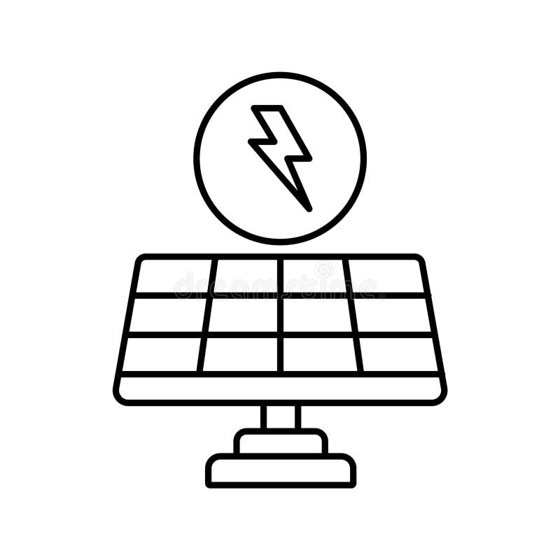 Solar Plate Vector Icon Which Can Easily Modify or Edit. Stock Vector ...