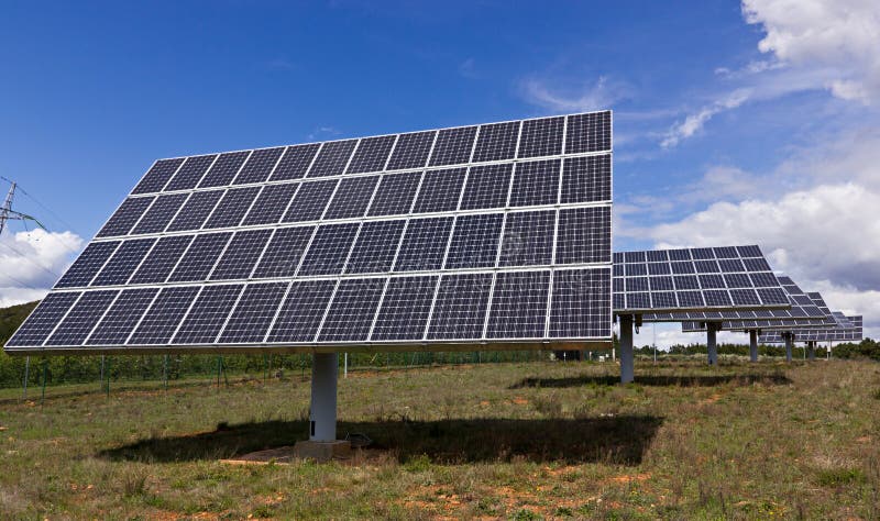 Solar Electric Plates Green Energy Ecology Stock Photos - Free ...