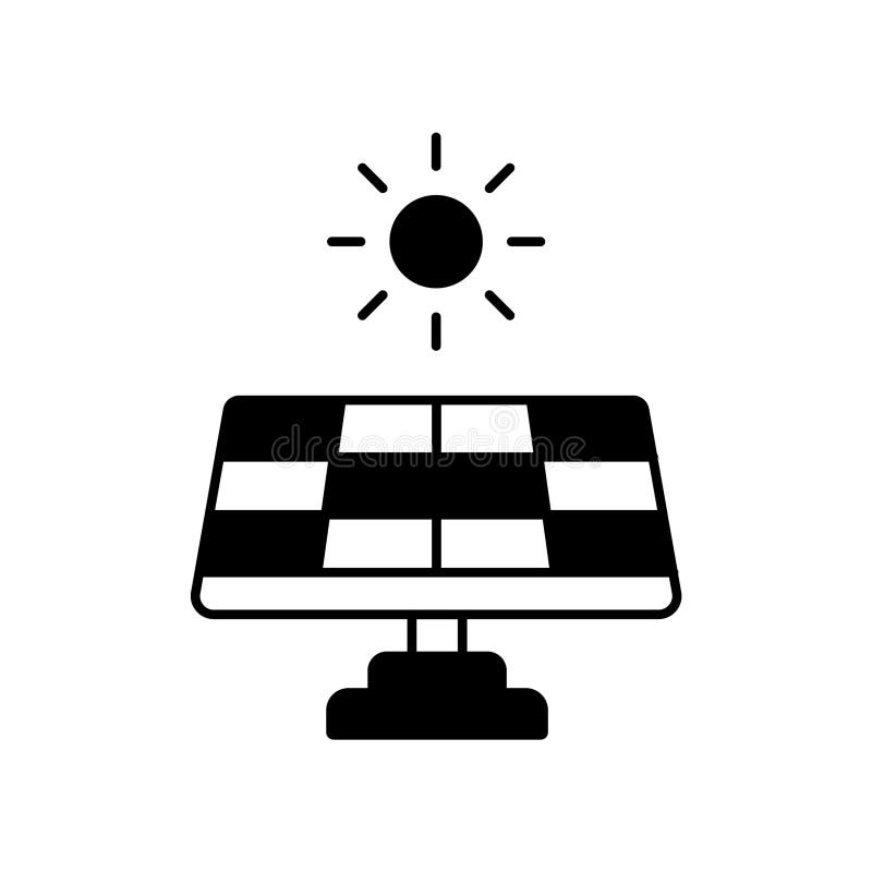 Solar Plates Vector Icon Which Can Easily Modify or Edit. Stock Vector ...