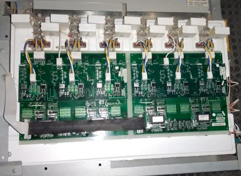 Solar 2.5 MW Inverter IGBT Card Stock Photo - Image of floor, sports ...
