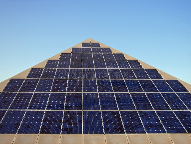 Solar Energy Pyramid stock image. Image of energy, collector - 3064183