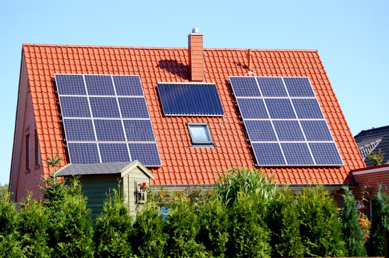 Vertical Solar Panels stock image. Image of energy, home - 3444785