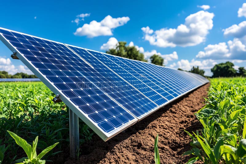 Solar Power Solar Cells, Energy Grids, and Renewable Energy Shown in a ...