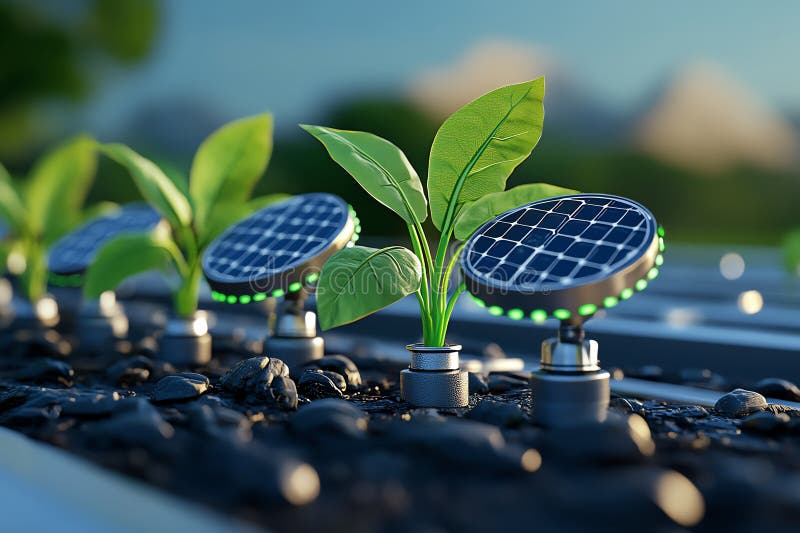 Solar Power Solar Collectors, Green, and Innovation Visualized in a ...