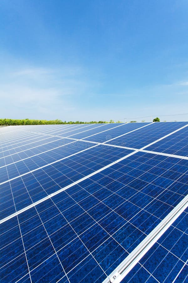 Solar Power for Electric Renewable Energy from the Sun Stock Photo ...