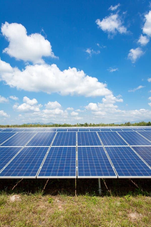 Solar Power for Electric Renewable Energy from the Sun Stock Photo ...