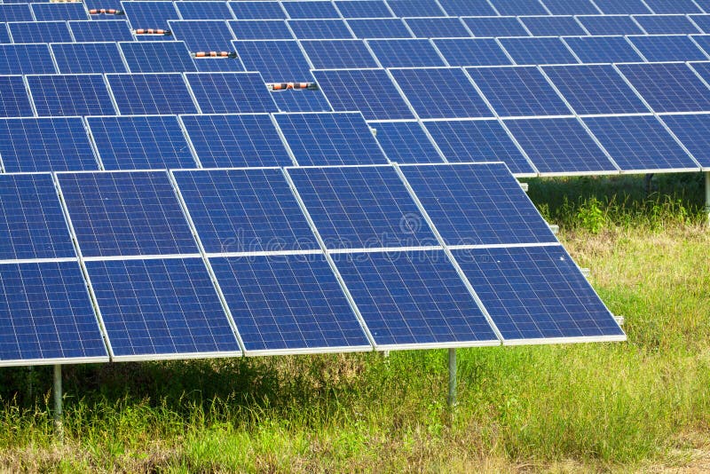 Solar Power for Electric Renewable Energy from the Sun Stock Image ...