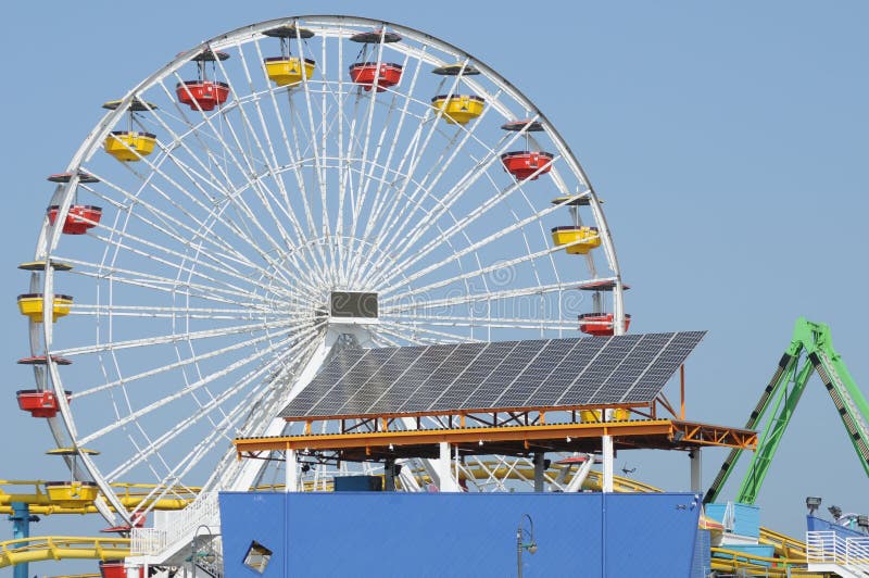 Solar power ferris wheel 2 stock photo. Image of summer - 24585494