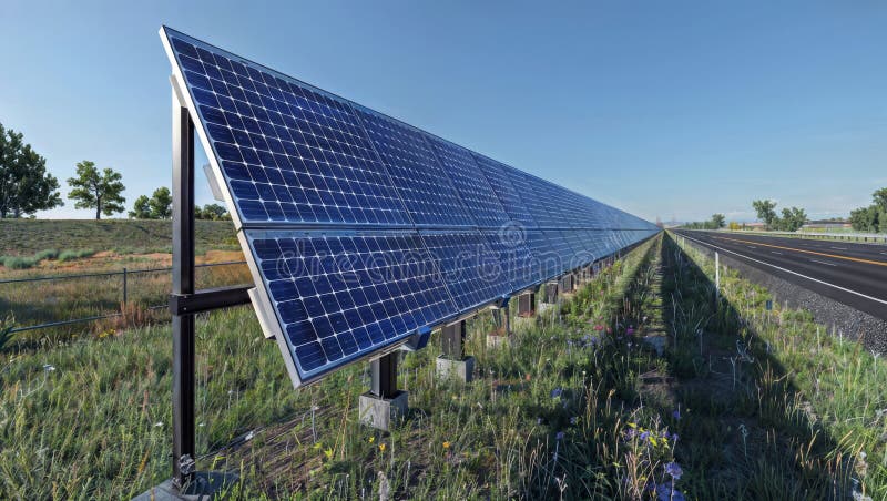 Roadside Solution: Solar Panel Harnessing Energy Along the Way ...