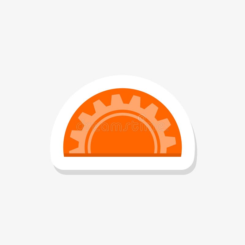 Solar Power Logo, Sun and Gear Wheel. Alternative Energy Source Icon ...