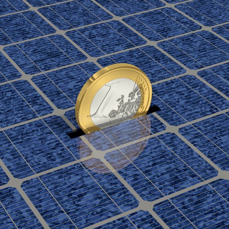 Solar power stock illustration. Illustration of environment - 35645433