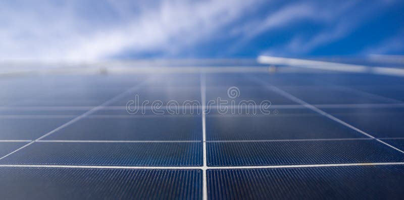 Solar Power. Solar Panel and Sun Energy. Electric from Sunlight. Energy ...
