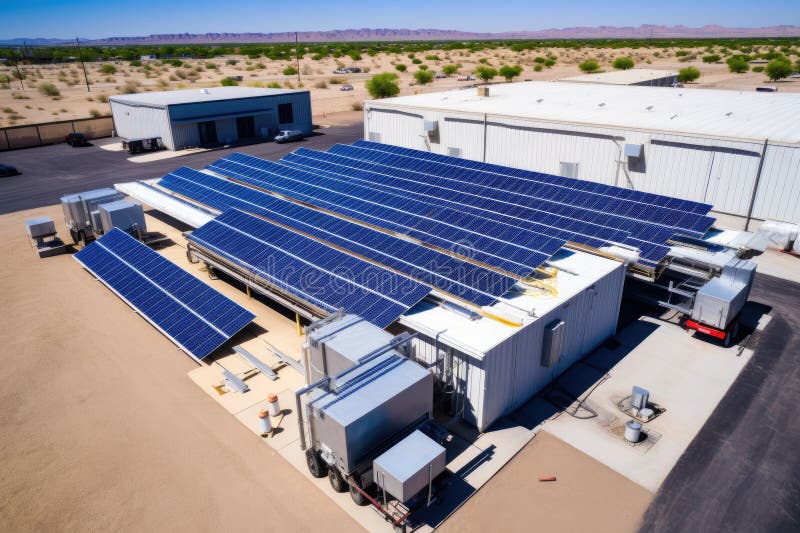 Solar Power Panels and HVAC Systems with Automation Stock Image - Image ... Solar Power Panels and HVAC Systems with Automation Stock Image - Image ...