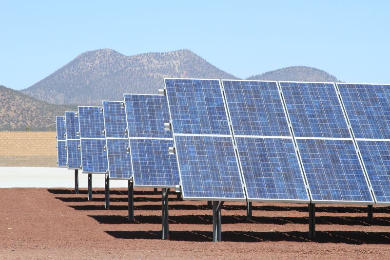USA, Arizona: Solar Power Plant Stock Image - Image of plant, power ...