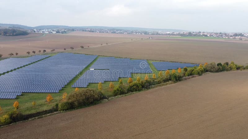Solar Power Plant from a Bird`s Eye View. Stock Footage - Video of ...