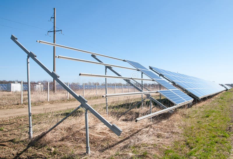 Solar power stock image. Image of power, construction - 69636297