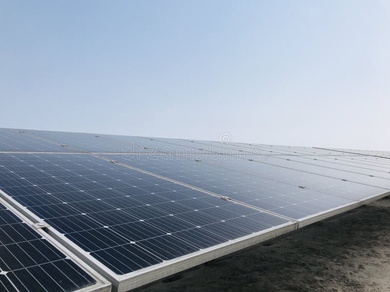 Solar Power Plant Energy for the Future World Stock Photo - Image of ...