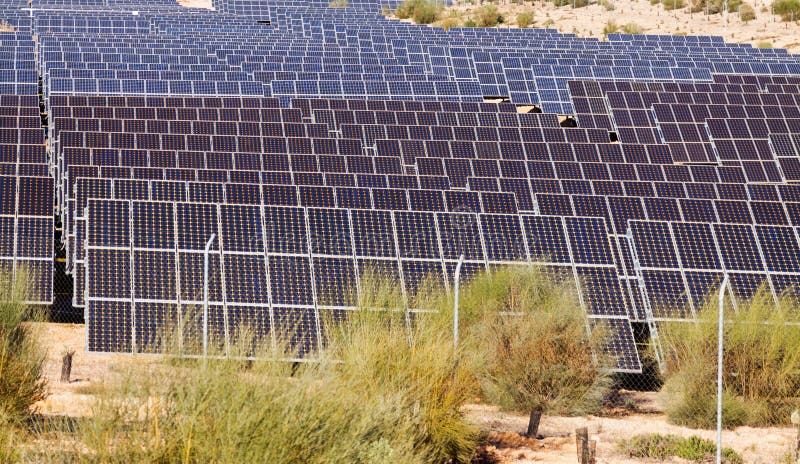 Solar Power Polar Panel System Stock Image - Image of durable, cell ...