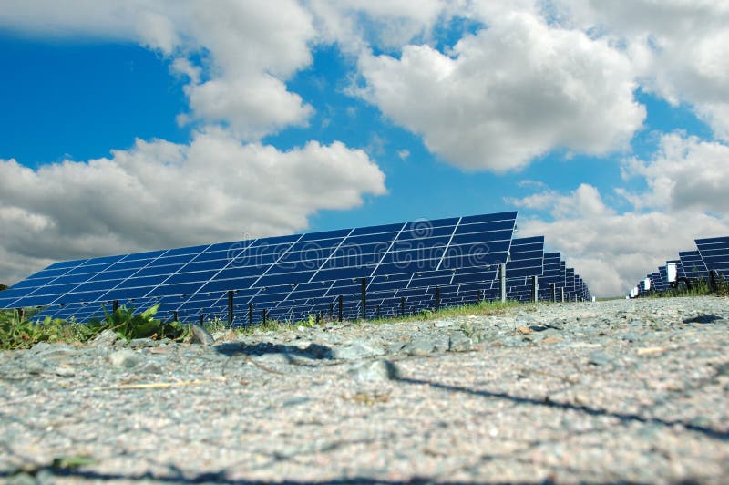 Solar power station stock photo. Image of collector, energy - 16138488
