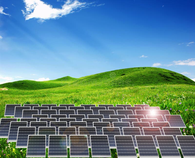 Solar power station stock photo. Image of solar, saving - 17178498