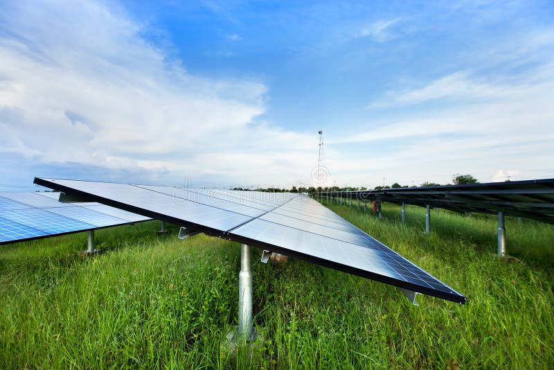 Solar power station stock photo. Image of industry, photocell - 23217252