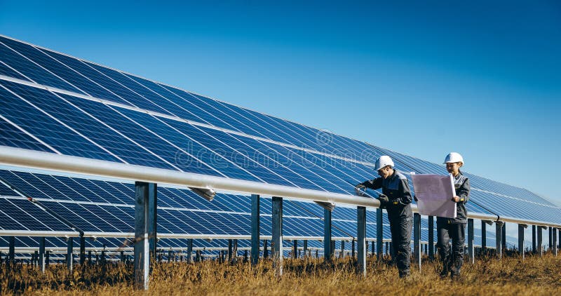 Solar power station stock photo. Image of innovation - 102372432