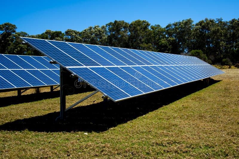 Solar Power Station stock image. Image of environment - 242069471
