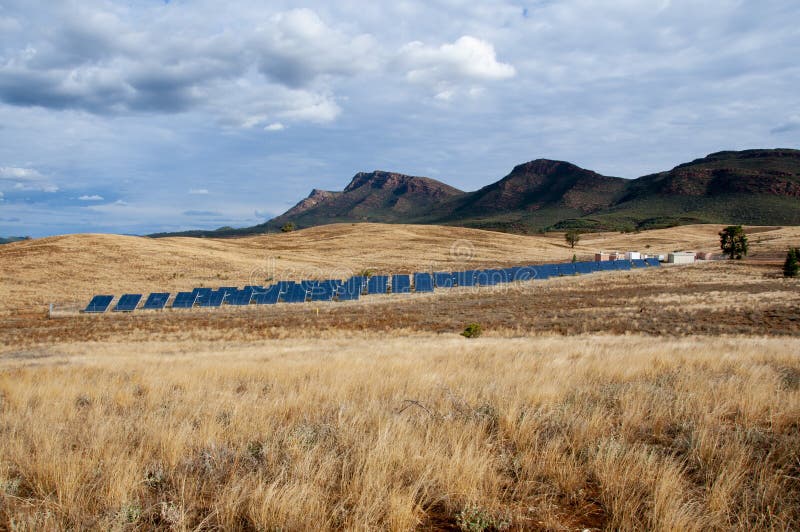 Solar Power Station stock photo. Image of grass, electricity - 272236628