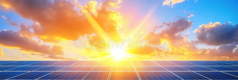 Solar Power Sunset Energy Clean Energy Sunset Solar Panels Renewable ...