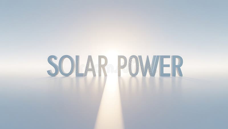 Solar Power Takes Center Stage with a Bright Background Illuminating ...