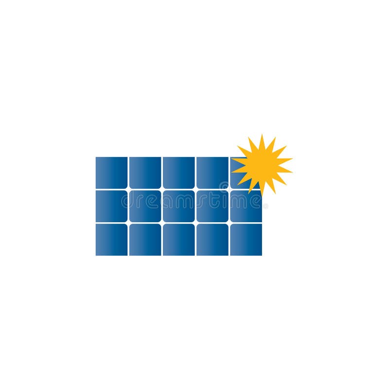 Solar power vector icon stock vector. Illustration of future - 255428321