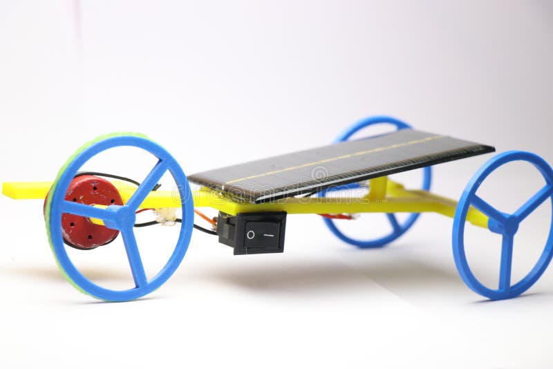Solar Powered Car Working Model. Mini Solar Panel Powered Car Also ...