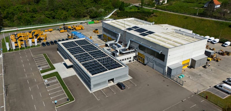 Solar Powered Construction Machinery Distribution and Service Center ...