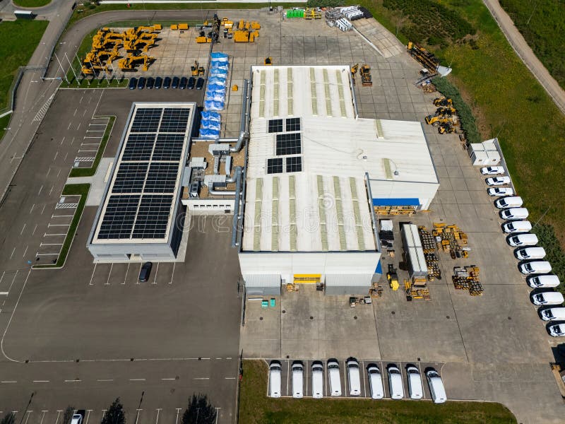 Solar Powered Construction Machinery Distribution and Service Center ...