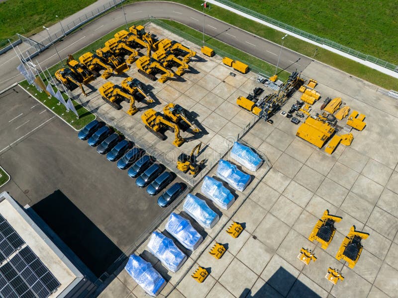 Solar Powered Construction Machinery Distribution and Service Center ...