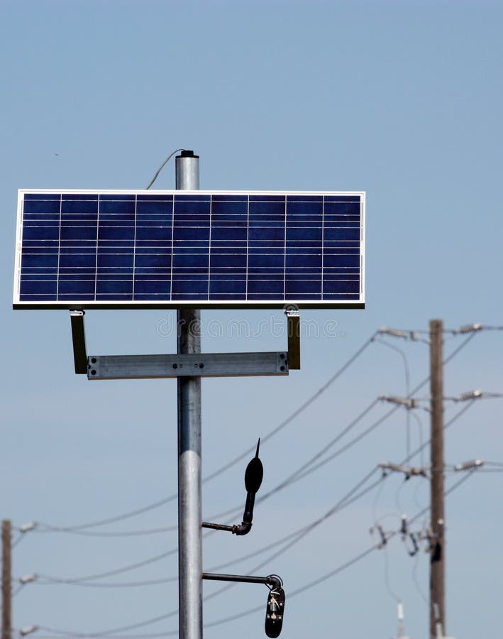 Solar powered device stock photo. Image of environmental - 26638152