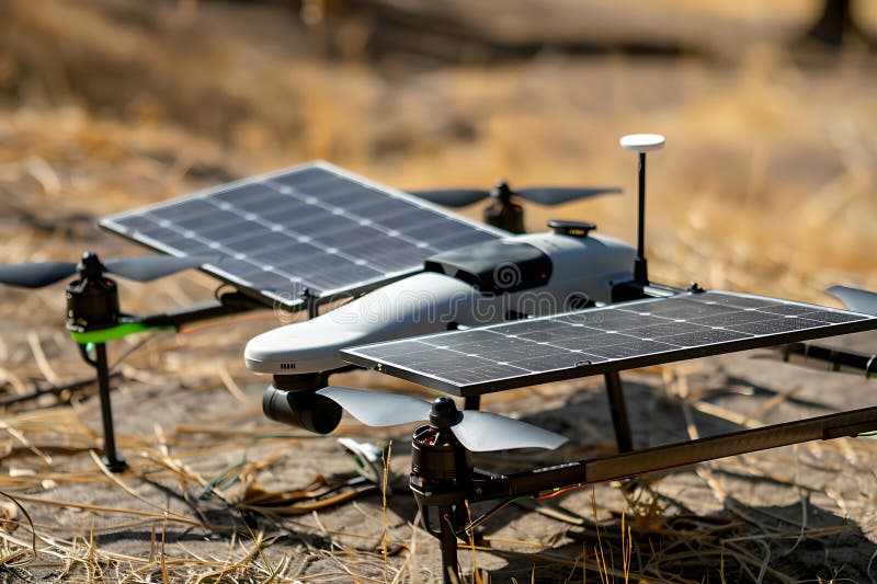 Solar-Powered Drone for Sustainable Aerial Operations and Renewable ...