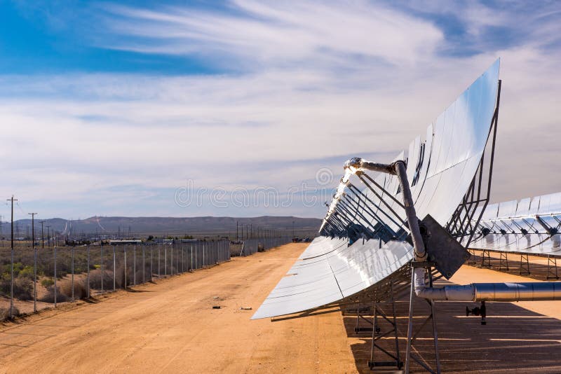 Solar Powered Heat Generators Desert Stock Photos - Free & Royalty-Free ...