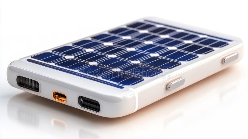 Solar Powered Phone with Solar Panels on the Back for Sustainable ...