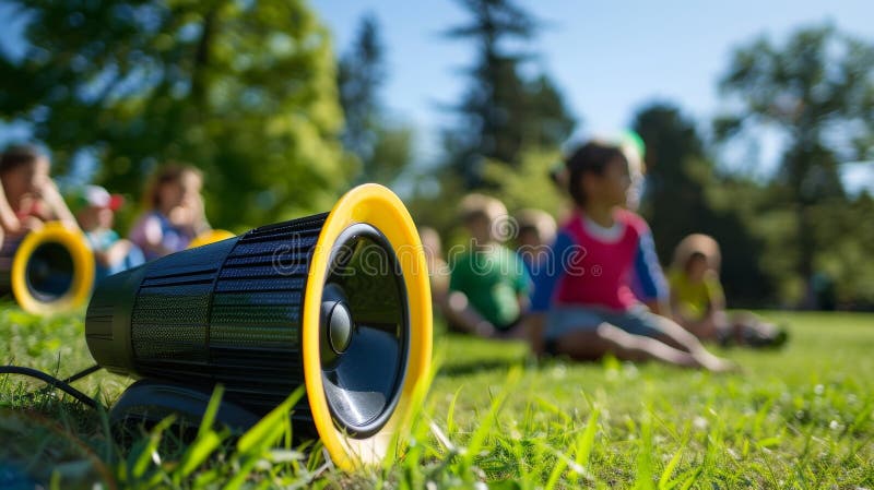A Solar Powered Sound System Blasting Educational Audio Lessons for an ...