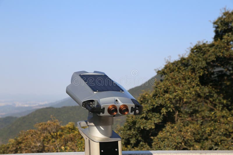 A Solar-powered Telescope is Mounted on the Top of an Observatory ...