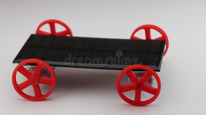 Solar Powered Toy Car with 3d Printed Wheels, Working Model of a Solar ...