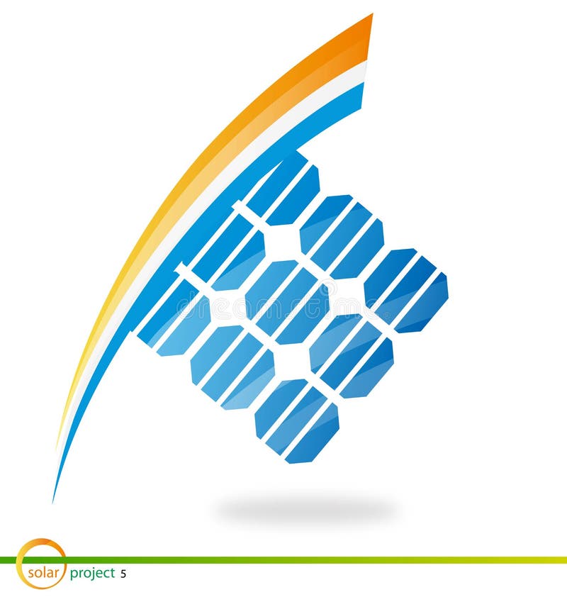 Solar project 5 stock vector. Illustration of icon, environment - 30812143