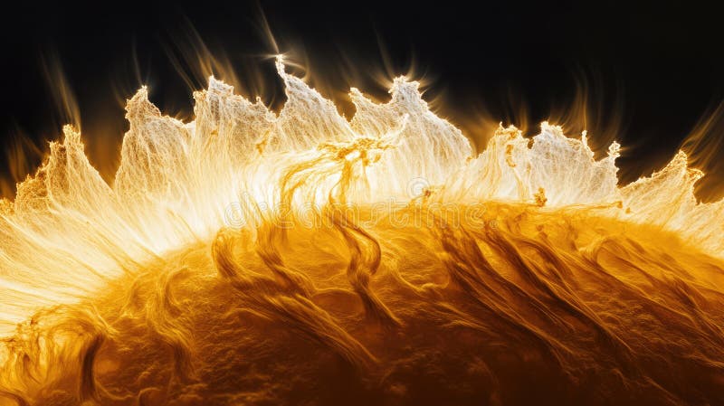 Solar Prominence, Solar Flare and Magnetic Storms. Plasma Flash on ...