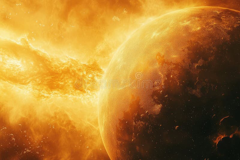 Solar Prominence, Solar Flare and Magnetic Storms. Plasma Flash on ...