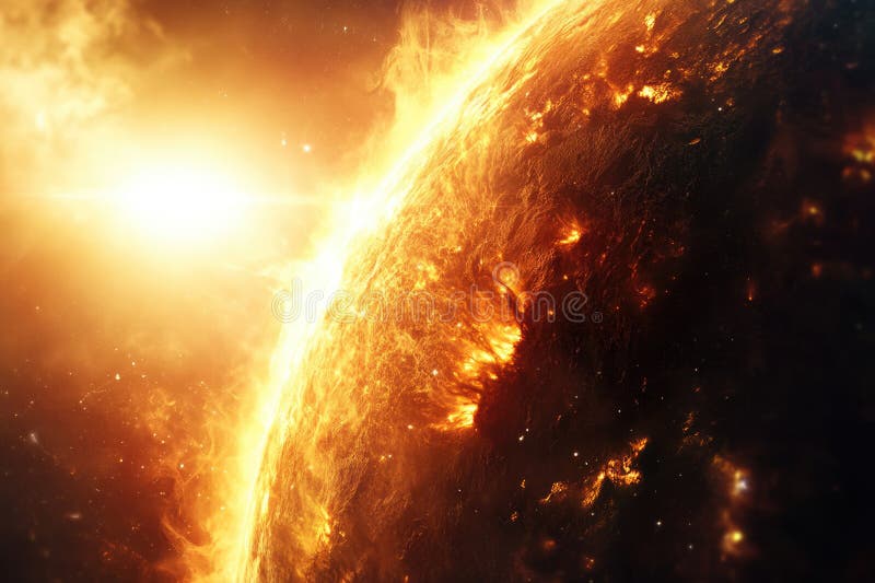 Solar Prominence, Solar Flare and Magnetic Storms. Plasma Flash on ...