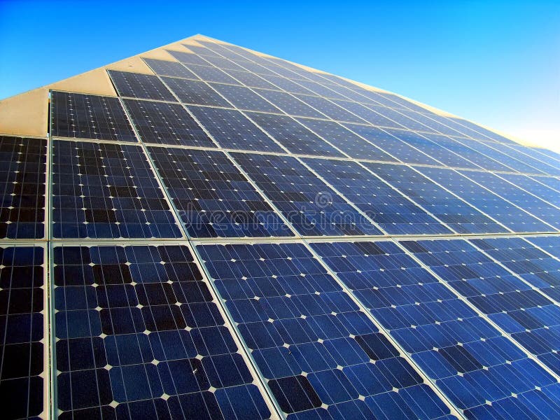 Solar Energy Pyramid stock image. Image of energy, collector - 3064183
