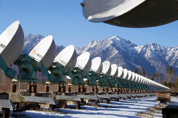 Solar radio telescope stock image. Image of astronomy - 5880565