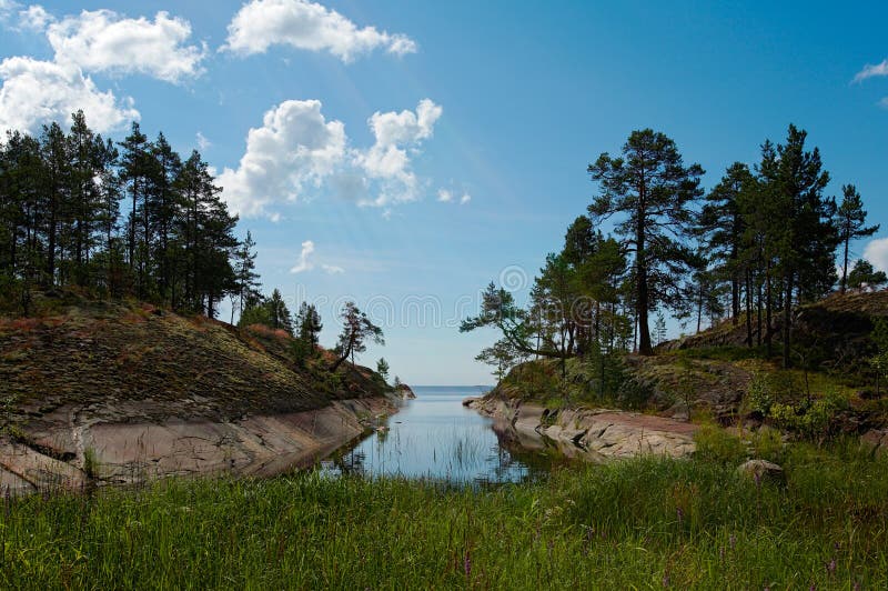 The Solar Rain stock image. Image of karelia, sunlight - 11899935