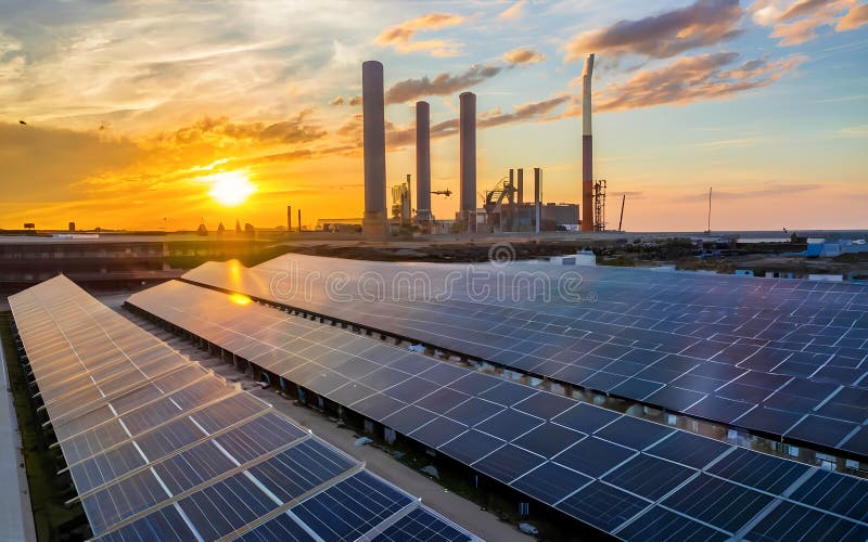 Solar Rooftop System. stock illustration. Illustration of home - 298583984